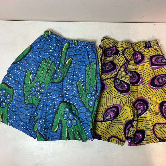 Vintage | Bottoms | Vintage 99s Loud Print Shorts Handmade 90s Hip Hop ...